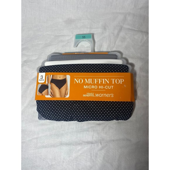 Warners Intimates And Sleepwear Nwt Warners No Muffin Top 3 Pack